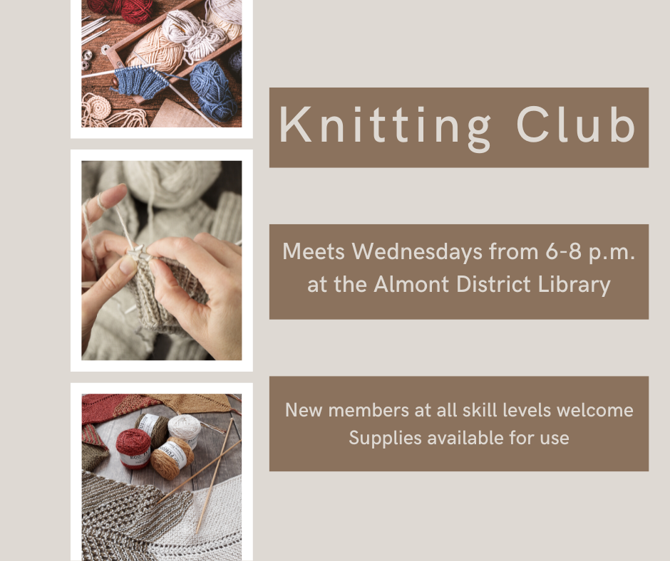 Knitting Club — Almont District Library